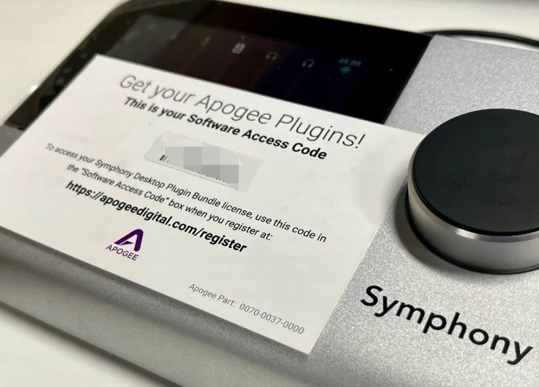 Apogee Symphony Desktop 注册与安装教程 – YeahTone