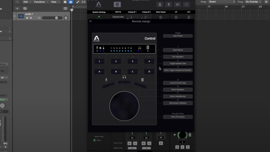 Apogee Control 2为桌面级产品(Boom/Duet3/Symphony Desktop)更新对讲功能 – YeahTone